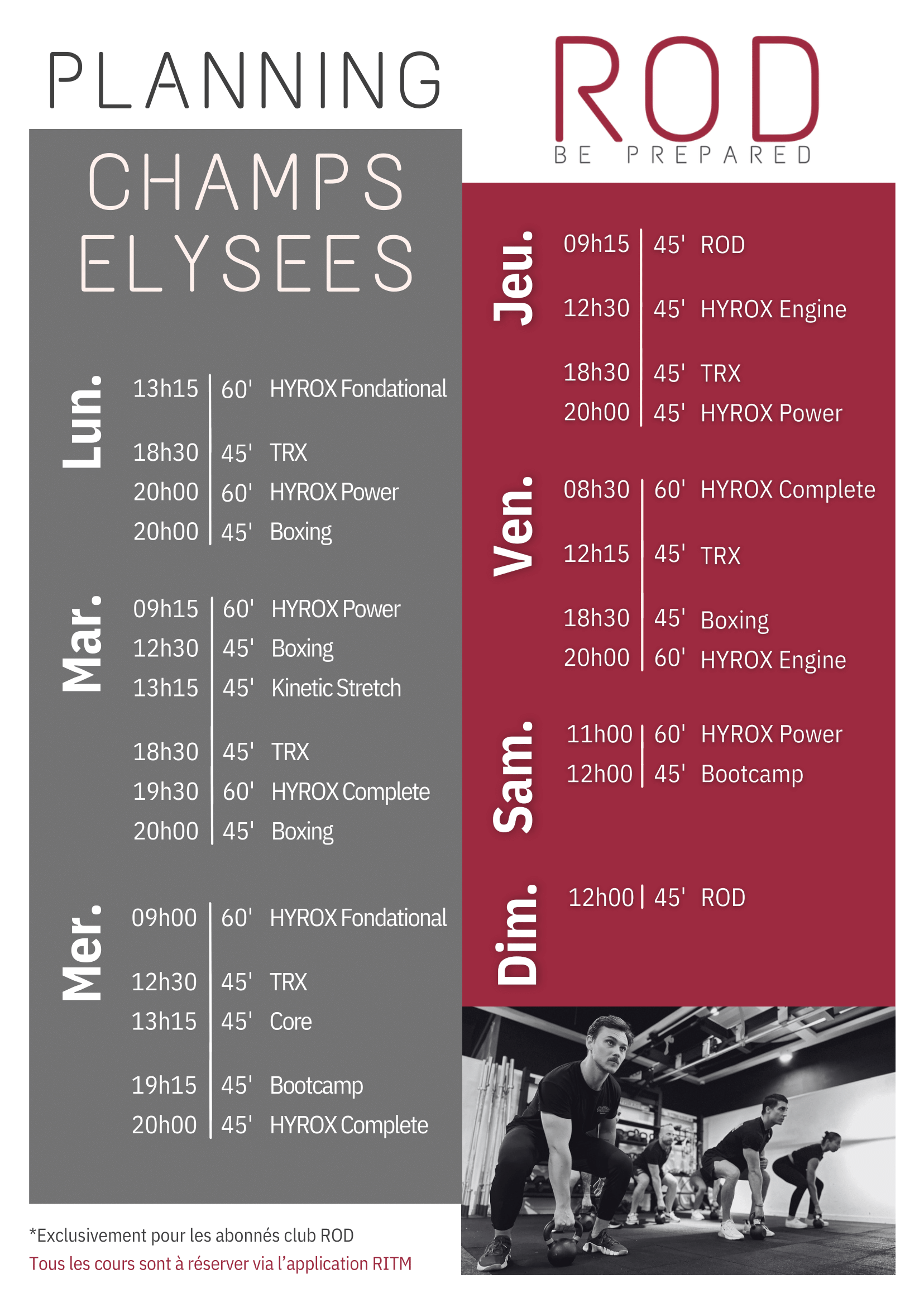 RITM Champs Elysées - Your Gym in Paris 8 – ritmsport