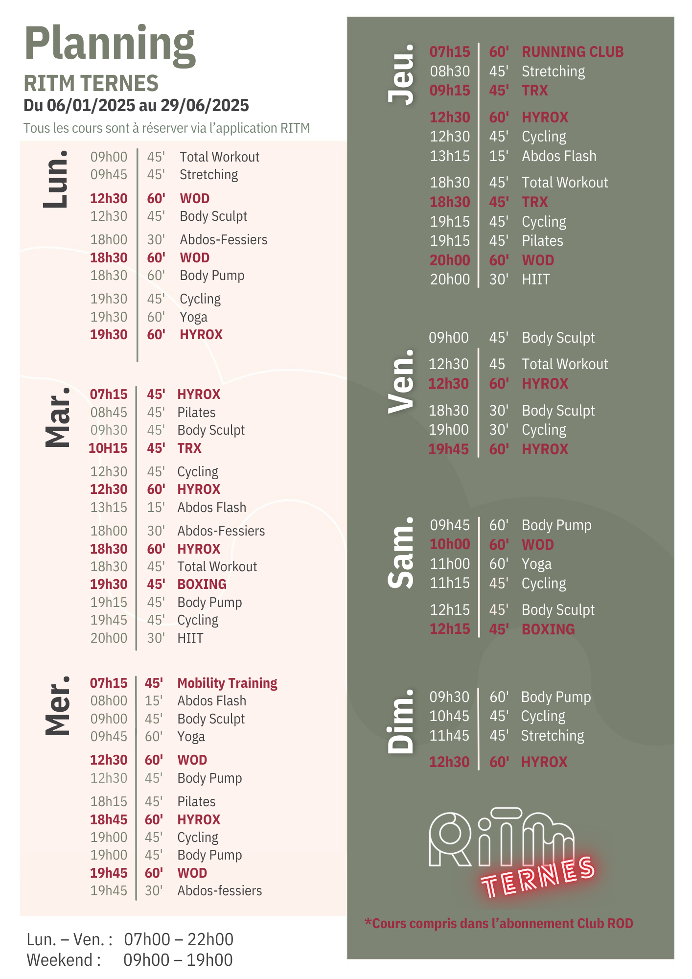 RITM Ternes - Votre Salle de Sport à Paris 17éme – ritmsport